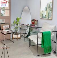 China Modern Style Full Length Silver Shaving Metal Mirror for Hotel Bathroom Beauty Salon for sale