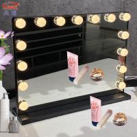 China Customizable Large LED Hollywood Mirror for Full Body Makeup and Hair Salon Styling for sale