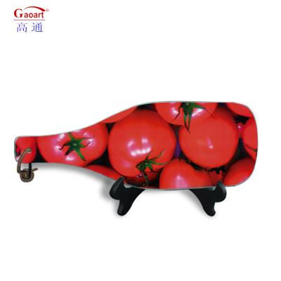 China Customized Size Vegetable Chopping Blocks Unbreakable Toughened Serving Tray Placemat for sale