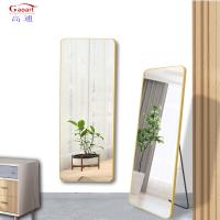 China Modern Stylish Aluminium Alloy Frame Glass Mirror for Dance Floor and Living Room for sale