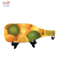 China Sustainable Fruit Design Unbreakable Tempered Glass Cutting Board for Home and Kitchen for sale