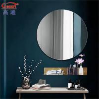 China Wall Gym Silver Mirror Unique Deco Sticker for Bathroom Hanging Decoration Home Decor for sale