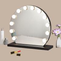 China Large Chrome LED Light Bulb Home Decor Makeup Vanity with Hollywood Mirror Guaranteed for sale