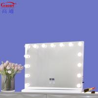 China Everyday Makeup Occasions Metal and Glass Mirror with LED Bulb Hollywood Vanity Light for sale