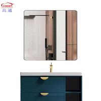 China Ever day Aluminium Standing Floor Hairdresser Black Bathroom Wall Hanging Mirror for sale