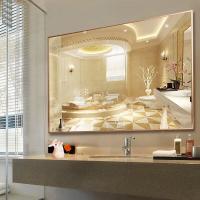 China Ever day Aluminium Standing Floor Hairdresser Black Bathroom Wall Hanging Mirror for sale