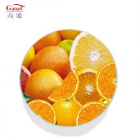 China White Vegetable Kitchen Round Square Serving Tray Tempered Glass Cutting Board with Handle for sale