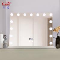 China Individual Carton Packing Morden Style Hollywood Lighting Mirror for Hair Salon Vanity for sale