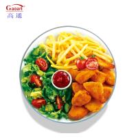 China Sustainable Classic Design White Vegetable Tempered Glass Cutting Board With Handle for sale