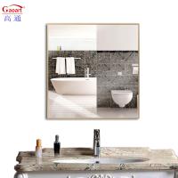 China Home Wineshop Large Variety Gold Hairdresser Black Aluminium Mirror with Frame for sale