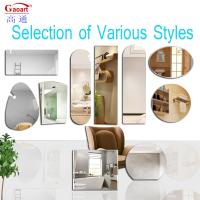 China Modern Home Decor Large Waterproof Gym Wall Mirrors with Stylish Glass Panels Design for sale