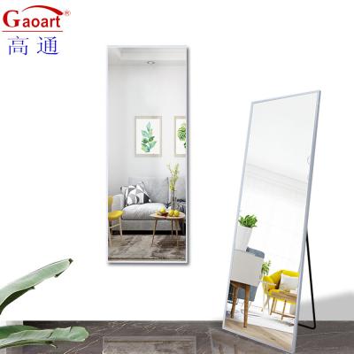 China Bevel Design Full Length Silver Shaving Metal Mirror for Modern Stylish Decoration for sale