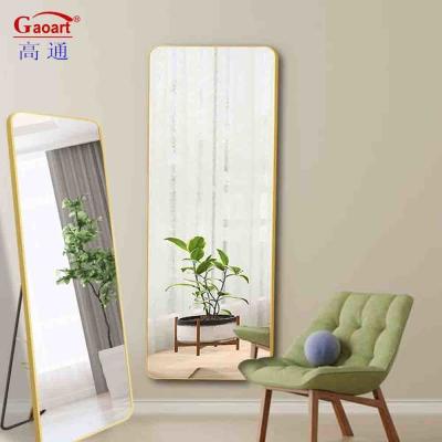 China Contemporary Design Style Large Bathroom Mirror Hotel Vanity Barber Glass for Fashion for sale