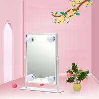China Hollywood Style LED Vanity Mirror with Large Custom Big Fill Body Makeup and Extra LOGO for sale