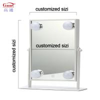 China Hollywood Style LED Vanity Mirror with Large Custom Big Fill Body Makeup and Extra LOGO for sale