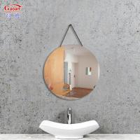 China Irregular Shape Wall Mirror Modern Design for Beauty Salon Beveled Edge Large Glass for sale