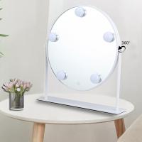China Fashionable Design Style Individual Carton Packing Large Lighted Light Espejo Mirror for sale