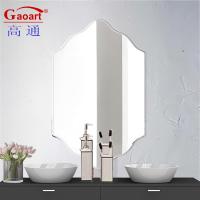 China Bath Hair Salon Long Furniture Half Round Irregular Mirror Perfect for Wall Home Décor for sale