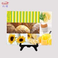 China Unbreakable Vegetable Toughened Glass Cutting Board for Kitchen in Customized White Color for sale
