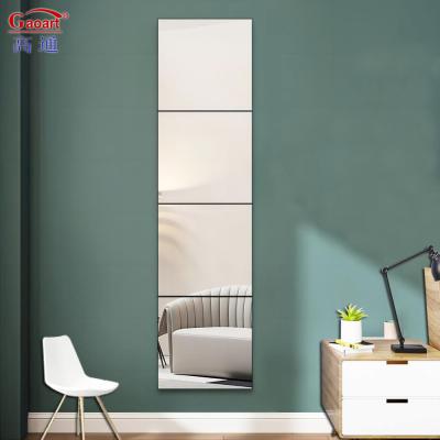 China Custom Home Decor Small Splicing Luxury Long Washroom Wall Glass Mirrors for Every Day for sale
