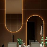 China Touch Switch Function Large Glass Mirror for Modern Bedroom Wall in Design Luxury Bath for sale