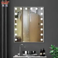 China Glass Mirror Home Decor Shine Spiegel Full Body Pro Cosmetic Vanity Makeup LED Hollywood Lights Mirror for sale