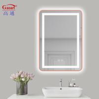 China Glass Mirror LED Light Bathroom Mirror for Luxury Salon Bedroom Living Room Home Decor for sale