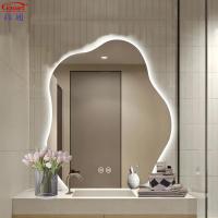 China Customized Size Silver Mirror LED Bathroom Wall Light for Living Room Bedroom Decoration for sale