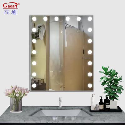 China Professional Full Body Black Light Bulb Vanity Mirror with Adjustable LED Lights for sale