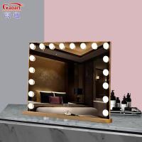 China 12pcs LED Lights Makeup Cosmetic Mirror with Ample Lighting and Customer Logo for sale