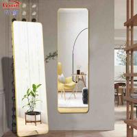 China Large Floor Mirror Craft Art Wall Decor Long Length Full Size Fashion Mirror for Home for sale