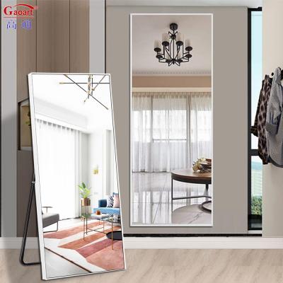 China Large Luxury Salon Bathroom Shower Glass Mirror for in Large European Style House Decor for sale