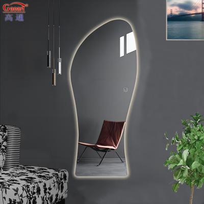 China Modern Design Glass Mirror LED Wall Light for Smart Bathroom Living Room Decorations for sale