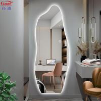 China Glass Mirror Bathroom LED Light Smart Defogger Antifog Illuminated Portable Espejo Small for sale
