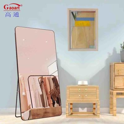 China Modern Stylish Hotel Vanity Dance Floor Cheval Room Extra Large Arch Full Length Mirror for sale