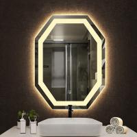 China Large Black Home Decor Smart LED Mirror for Hotel Bathroom Decoration Customized Size for sale