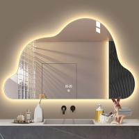 China Customized Size Glass Decoration for Modern Bath Light in Salon Smart Bathroom Mirror for sale