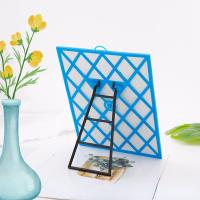 China Small Cosmetic Table Lady Dressing Mini Adjustable Pocket Makeup Compact Square Little Mirror for sale