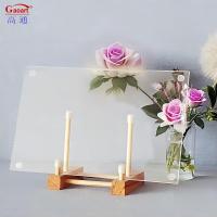 China Toughened Glass Top Kitchen Cutting Board Rectangle Shape 4mm Thick 500 Pcs No Design for sale