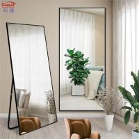 China Contemporary Square Mirror for Modern Living Room Bathroom or Hair Salon Wall Hanging for sale