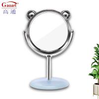 China Customized Plastic and Glass Mirror Mini Portable Vanity Circle Dressing House Decor for sale