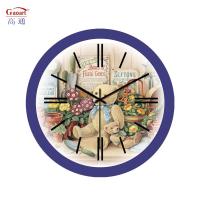China Glass Wall Mirror Kitchen Sublimation Large Living Room Pendant Modern Decorative Home Decor Clock for sale