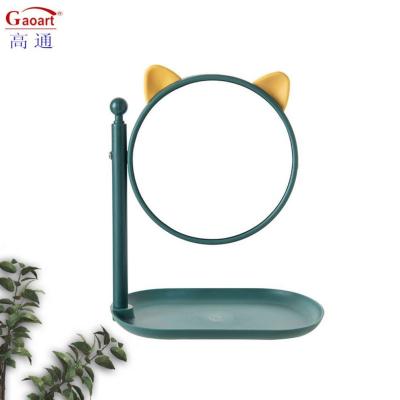 China Everyday Fashion Morden Style Pocket Mini Lady Dressing Heart Shaped Makeup Mirror for sale
