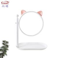 China Everyday Fashion Morden Style Pocket Mini Lady Dressing Heart Shaped Makeup Mirror for sale