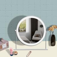 China Adjustable Light Lady Dressing Cute Make Up Mirror Morden Style Custom Cosmetic for sale