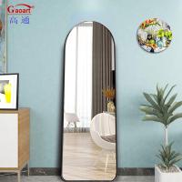 China Full Body Length Salon Large Dress Stand Home Decor Mirror for Living Room Floor Length for sale