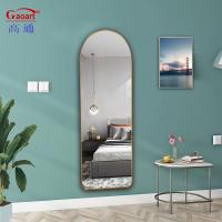 China Full Body Length House Dress Sticker Mirror Standing Stand Decor Large Bathroom Salon for sale