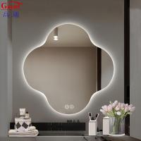 China Full Length Custom Intelligent Makeup Lighted Bathroom Wall Hanging With Oval Led Mirror for sale