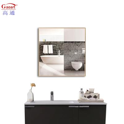 China Large Variety Black Aluminum Standing Floor Mirror for Everyday in Bathroom Decoration for sale