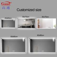 China Large Illuminated Glass Mirror for Custom Makeup and Bedroom Decoration in Best Wall for sale